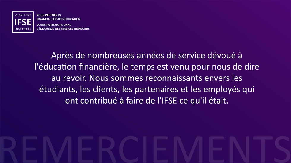 IFSE Institute | Your Partner in Financial Services Education